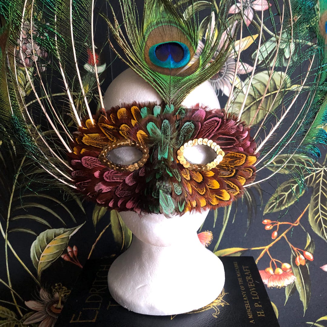 Vintage Peacock Carnival Mask Madi Gras Notting Hill Carnival Festival ...