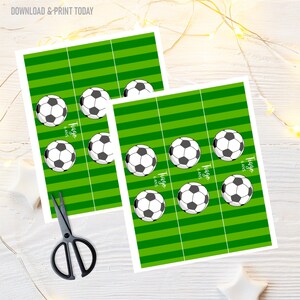 Football Water Bottle Labels for Boy Birthday, DIY Party Décor ...