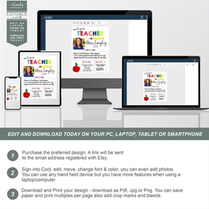 Meet the Teacher Classroom Printable Template School Open House ...