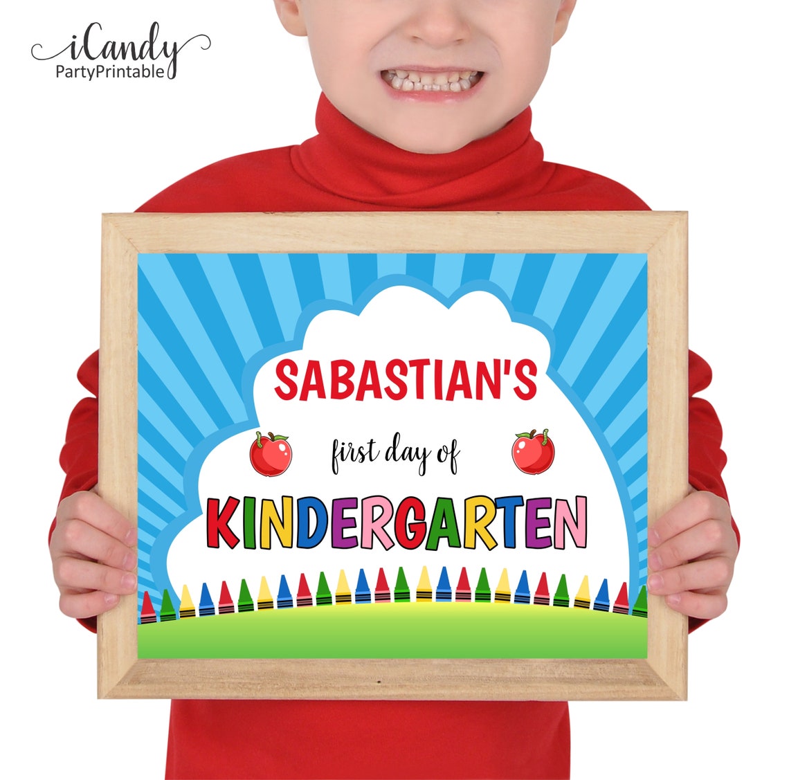 First Day Of Kindergarten Sign Back To School Sign First Day Etsy First Day Of Kindergarten Sign Back To School Sign First Day Etsy