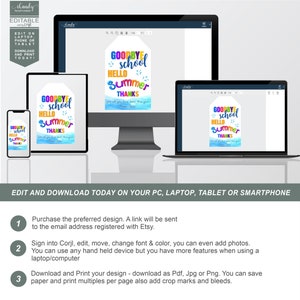 Editable Teacher Appreciation Gift Tags End of School Year - Etsy