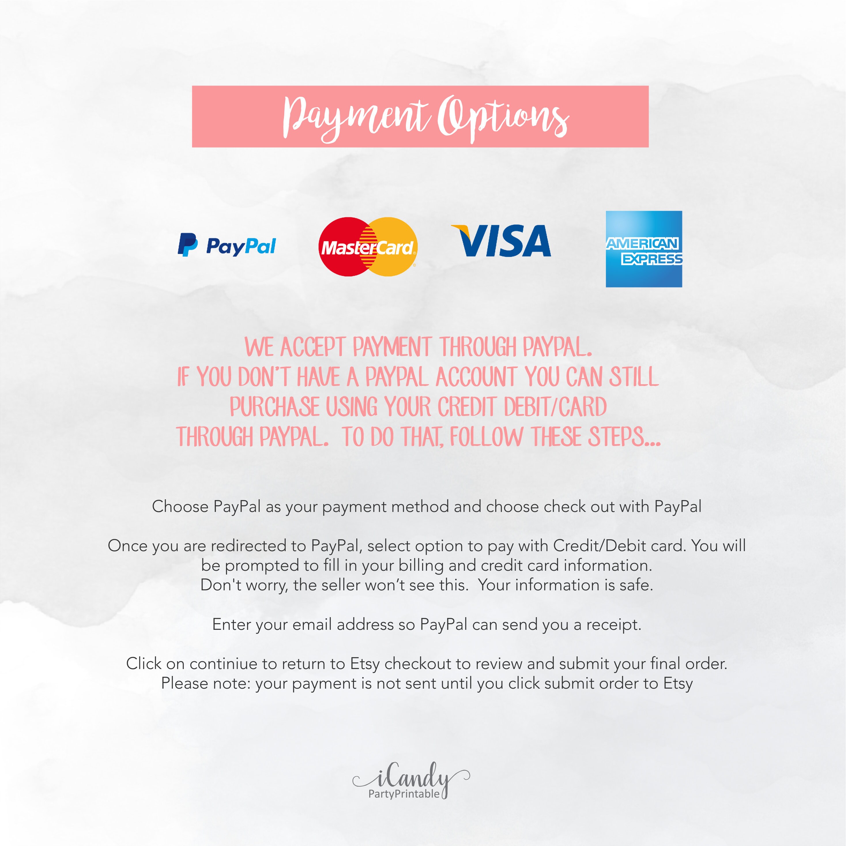 Blue Elephant Thank You Card Printable Thank You Card | Etsy