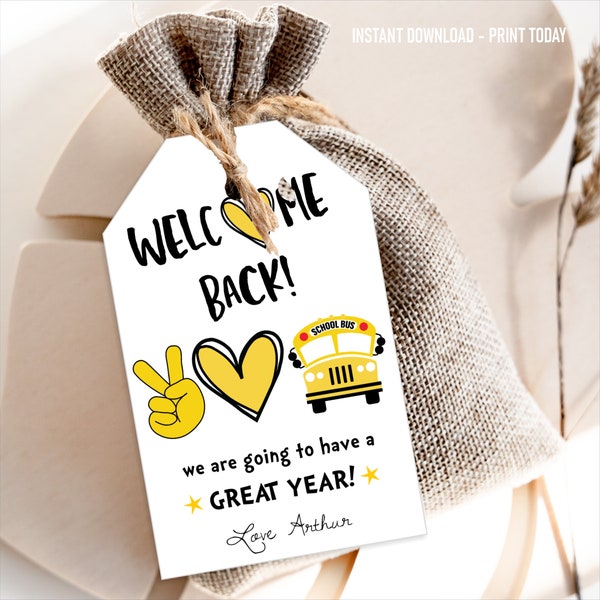 Welcome Bag Tags - Etsy