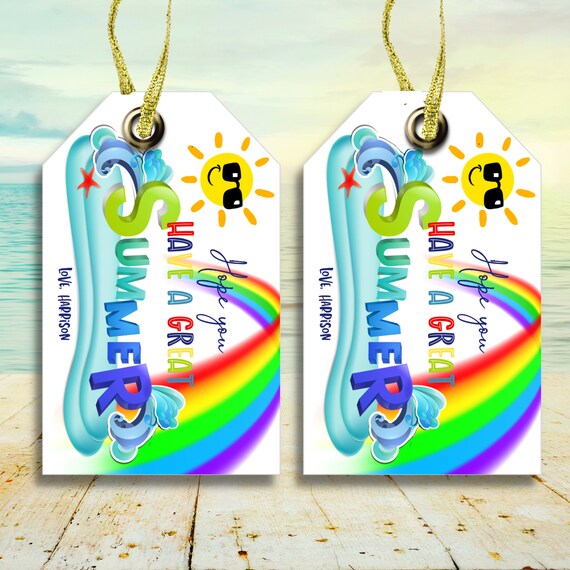 End of School Year Tag Printable Teacher Appreciation Tags | Etsy