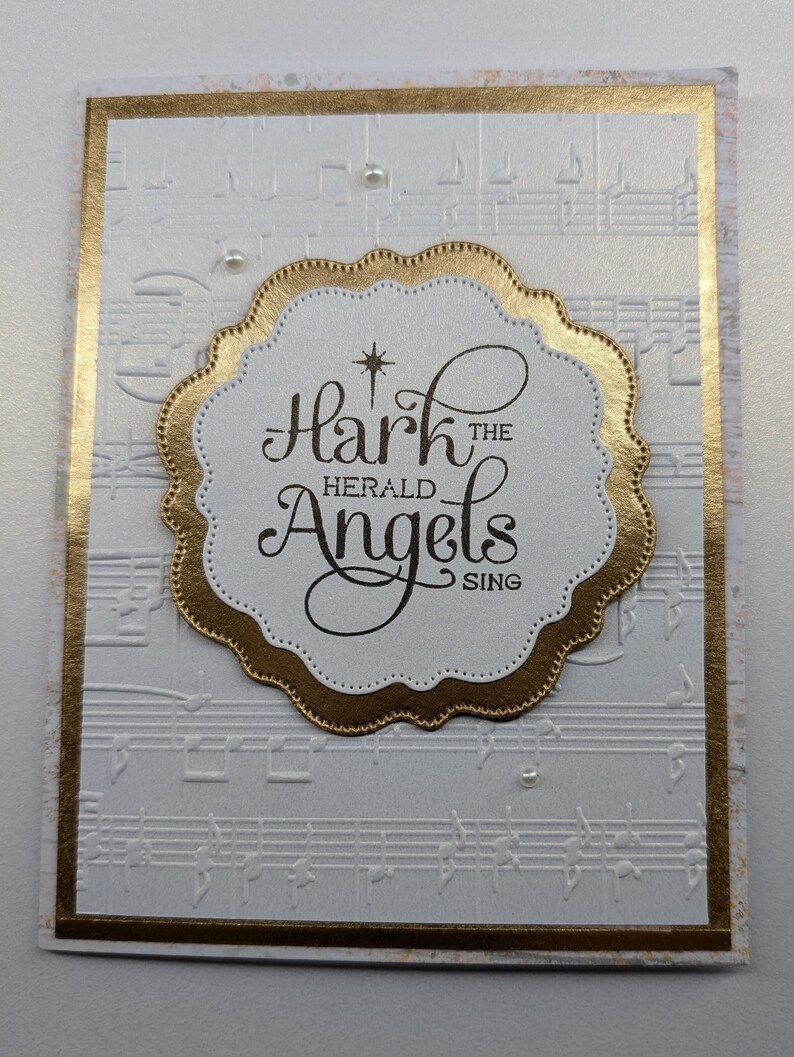 Christmas Card - Hark the Herald Angels Sing - Etsy