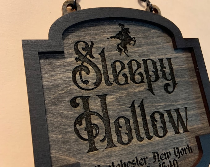 Sleepy Hollow Sign Ornament - Etsy