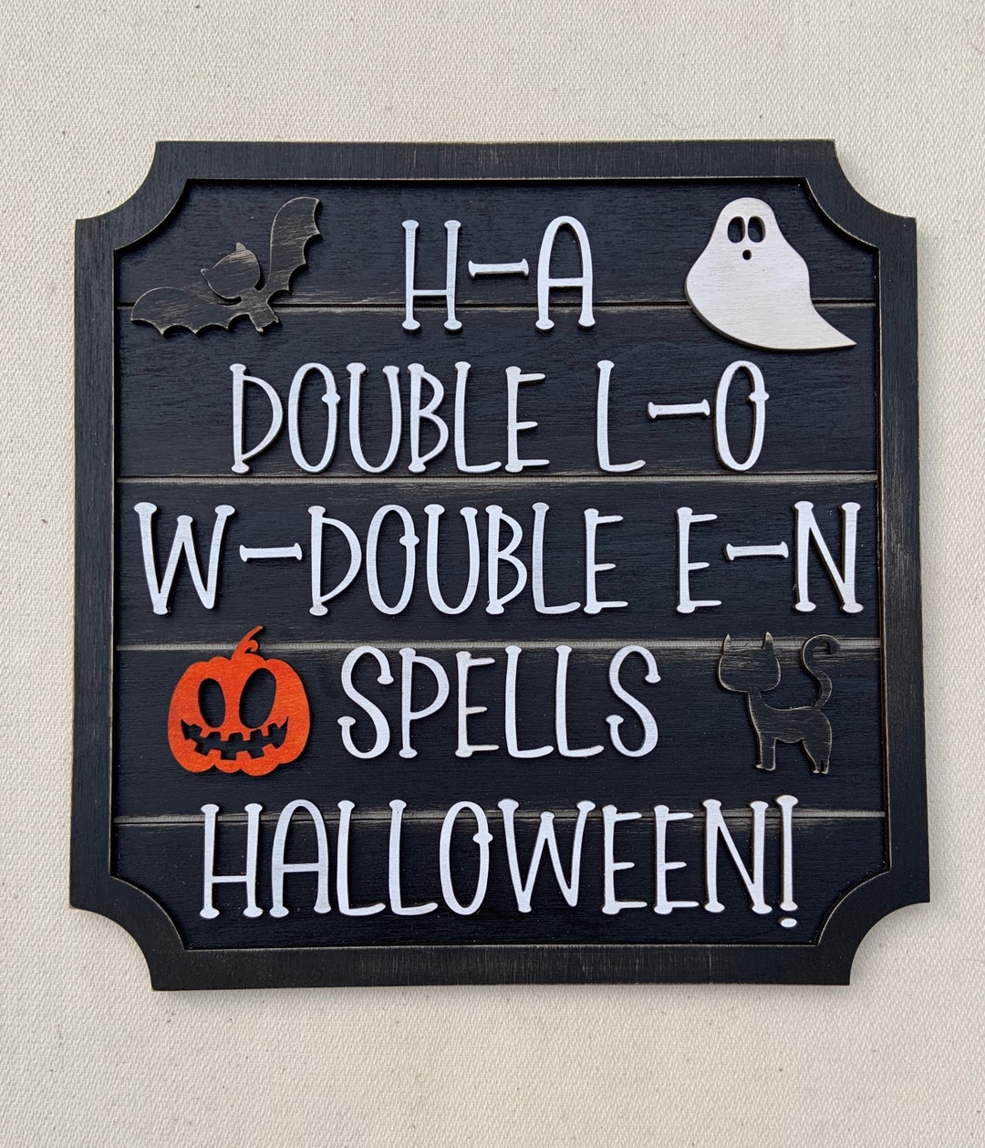 Halloween Wall Sign Inspired by the Classic Halloween Song - Etsy