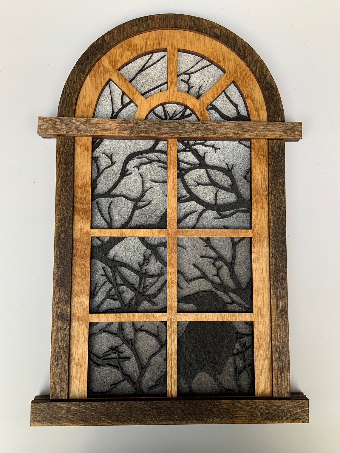 Window With Raven Lasered Wall Decor - Etsy