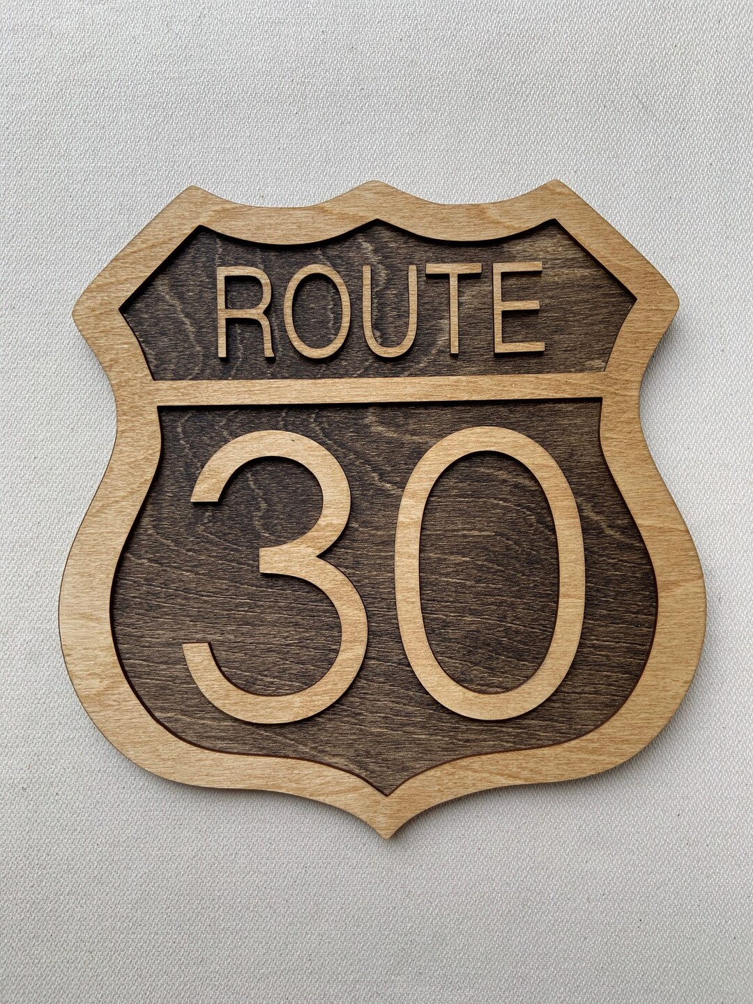 Custom Wood Route Sign - Etsy