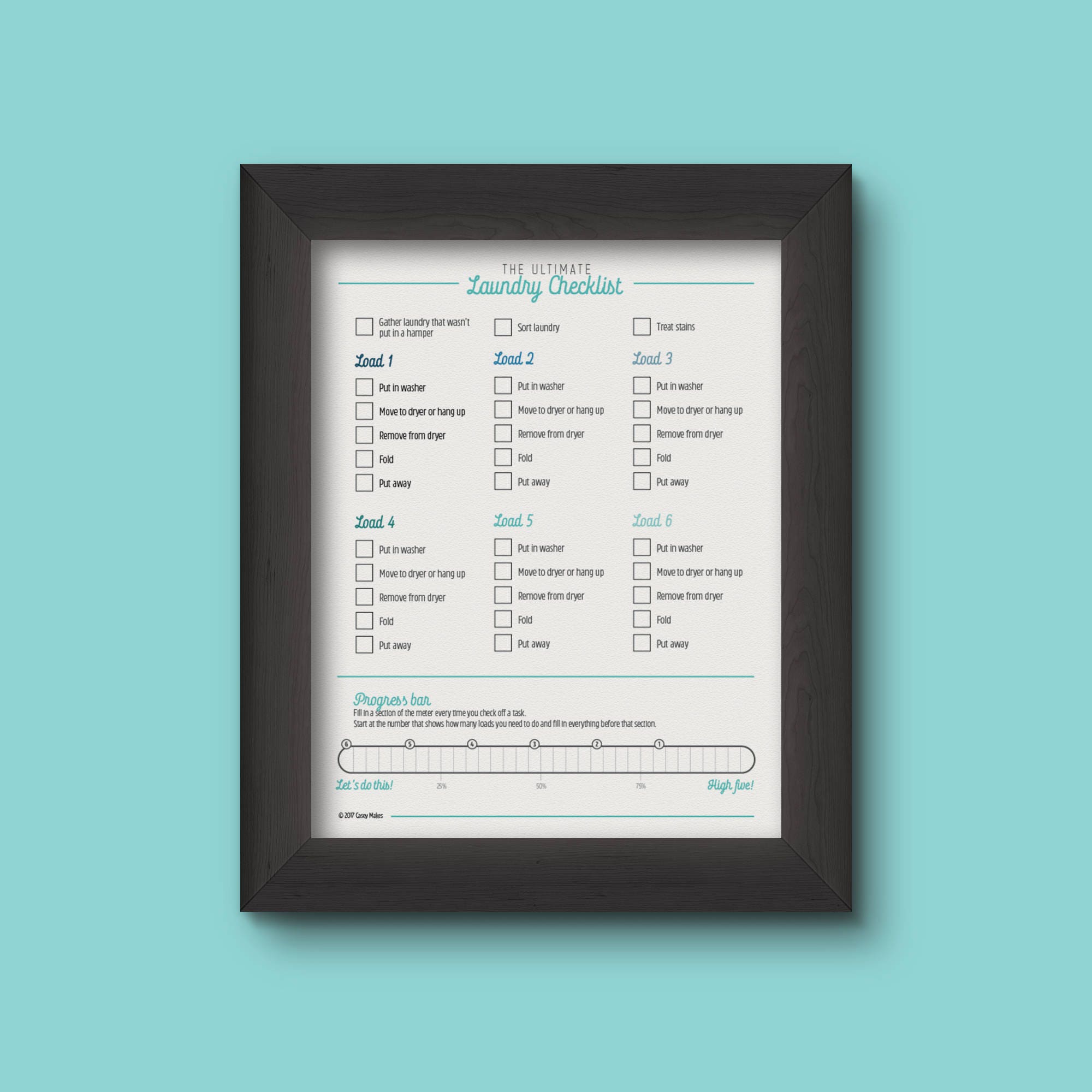 Ultimate Laundry Checklist Printable | Digital Download | Cleaning ...