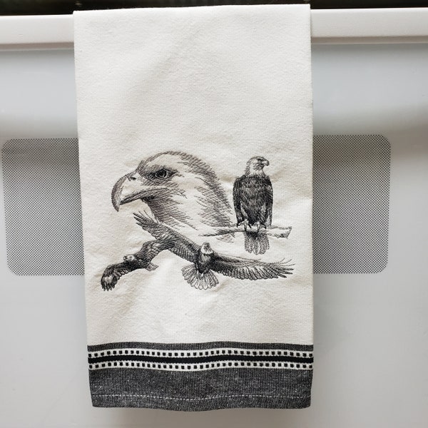 Embroidered Eagle - Etsy