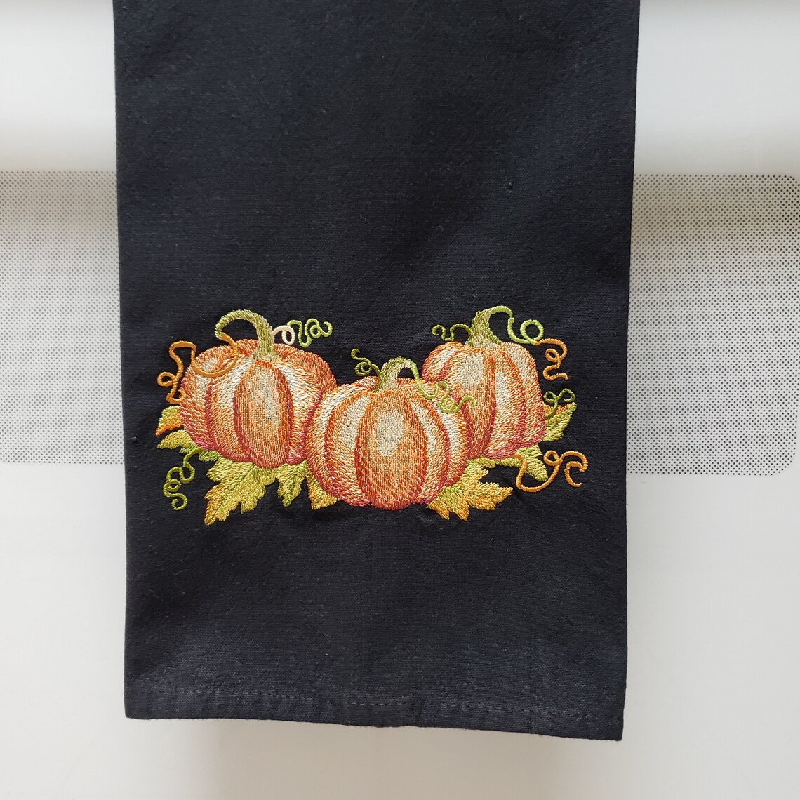 Embroidered Fall Pumpkins/fall Pumpkin Patch Kitchen/tea Towel #2 - Etsy