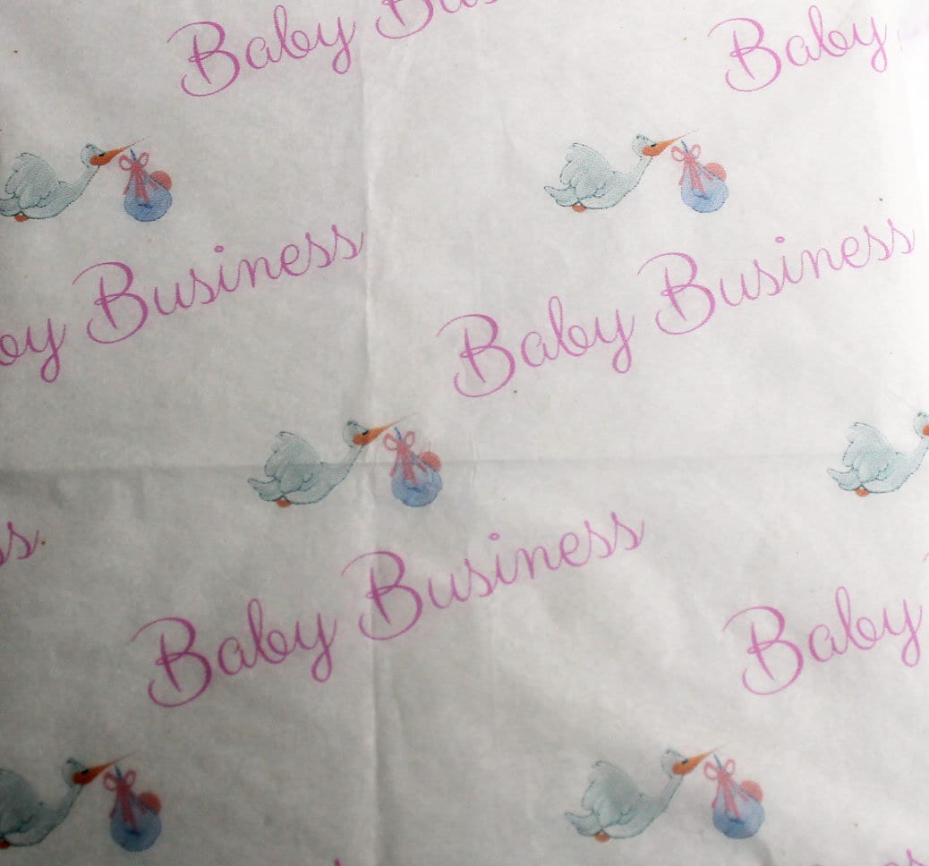 Custom Printed Tissue Wrapping Paper Your Logo Name and | Etsy UK