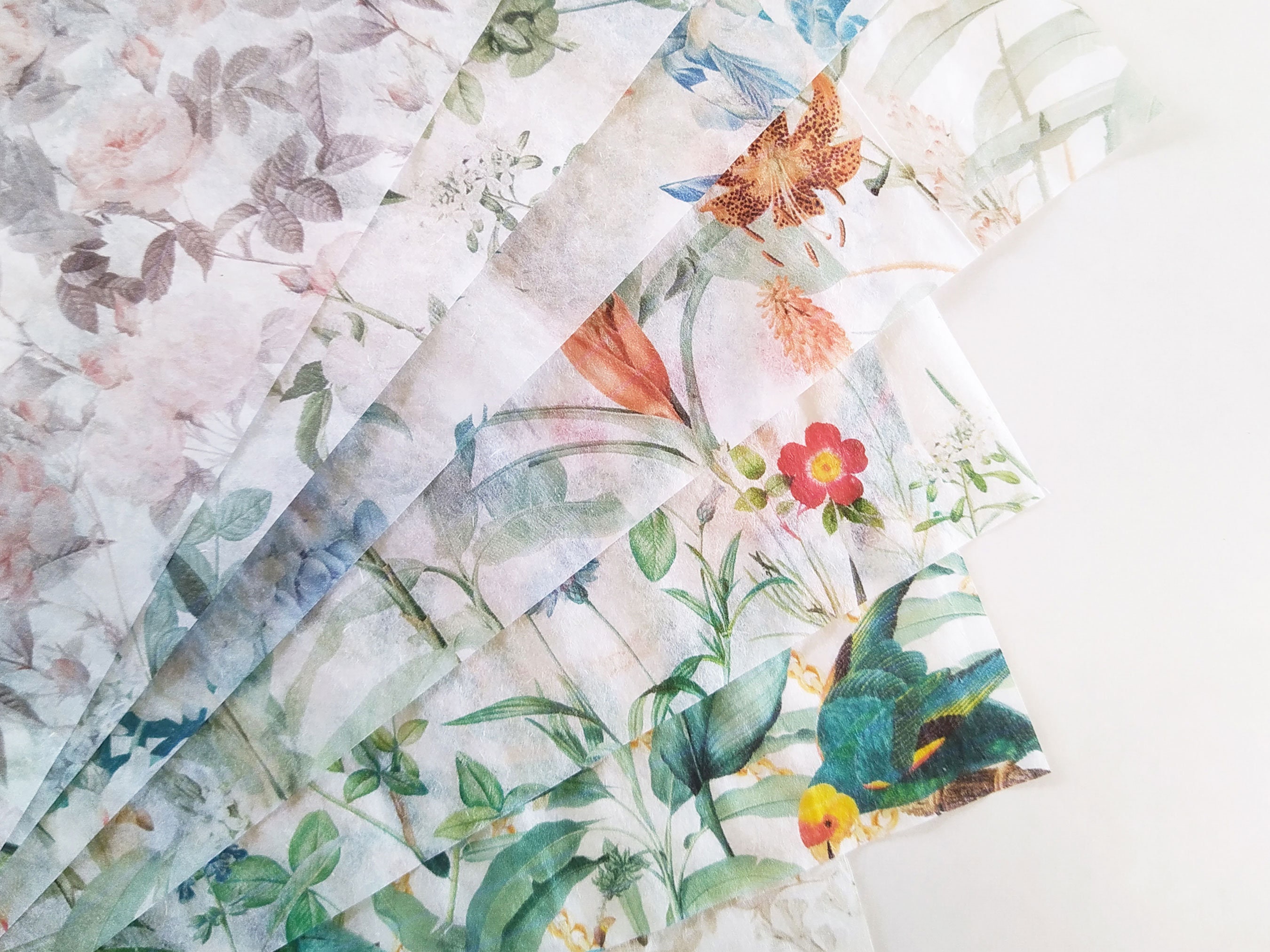 Floral Printed Tissue Paper