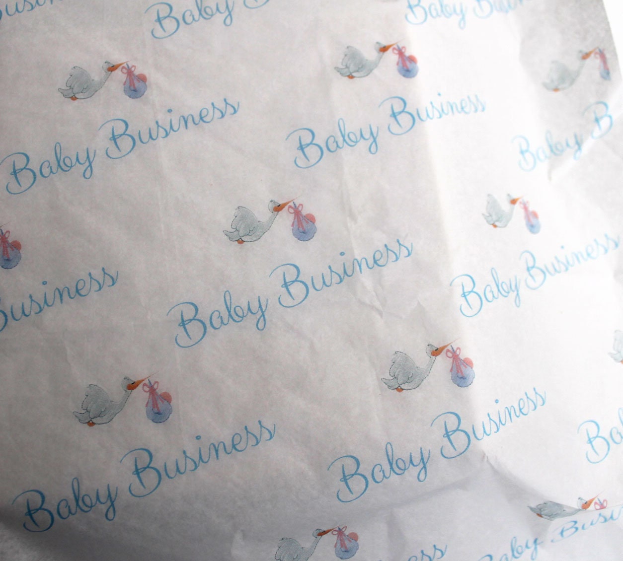 Custom Printed Tissue Wrapping Paper Your Logo Name and | Etsy UK