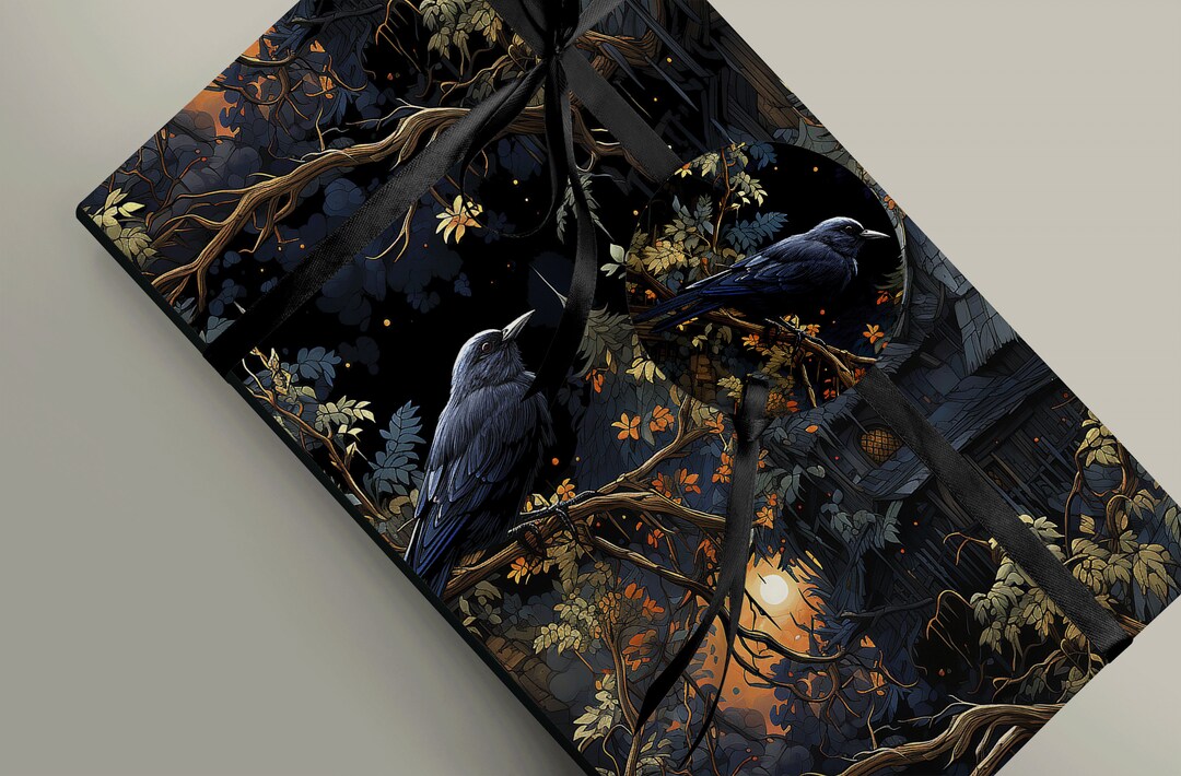 Dark and Enchanting: the Witch's Guardian, Raven and Eerie House ...