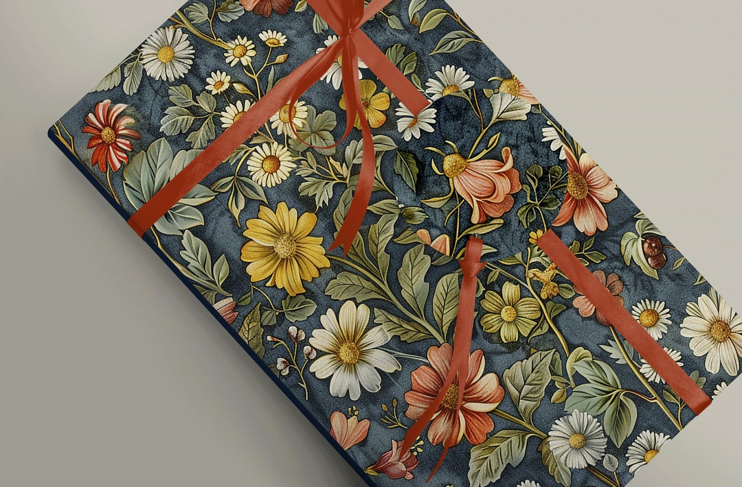 Elegant Spring Flower Bouquet Wrapping Paper - Hedgerow Floral Gift ...