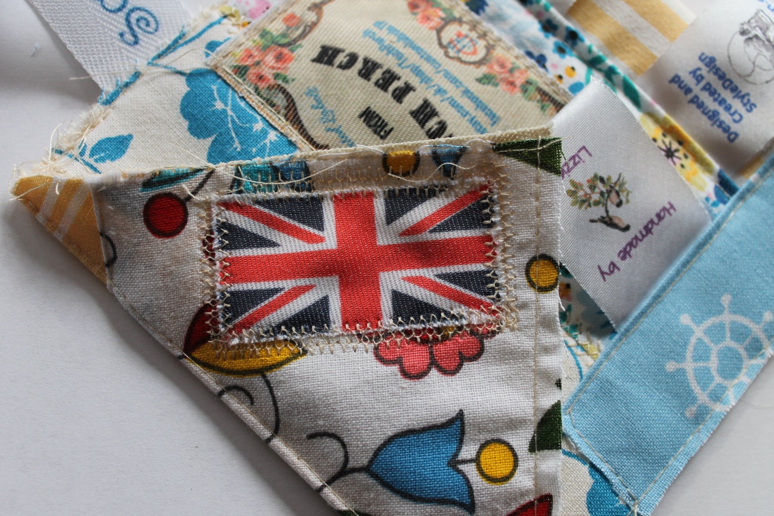 Custom Printed Fabric Labels, Logo Sewing in Labels, Handmade Item Tags ...