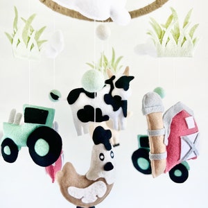 Baby Mobile for a Farm Nursery | Baby Mobile With Farm Animals | Baby ...