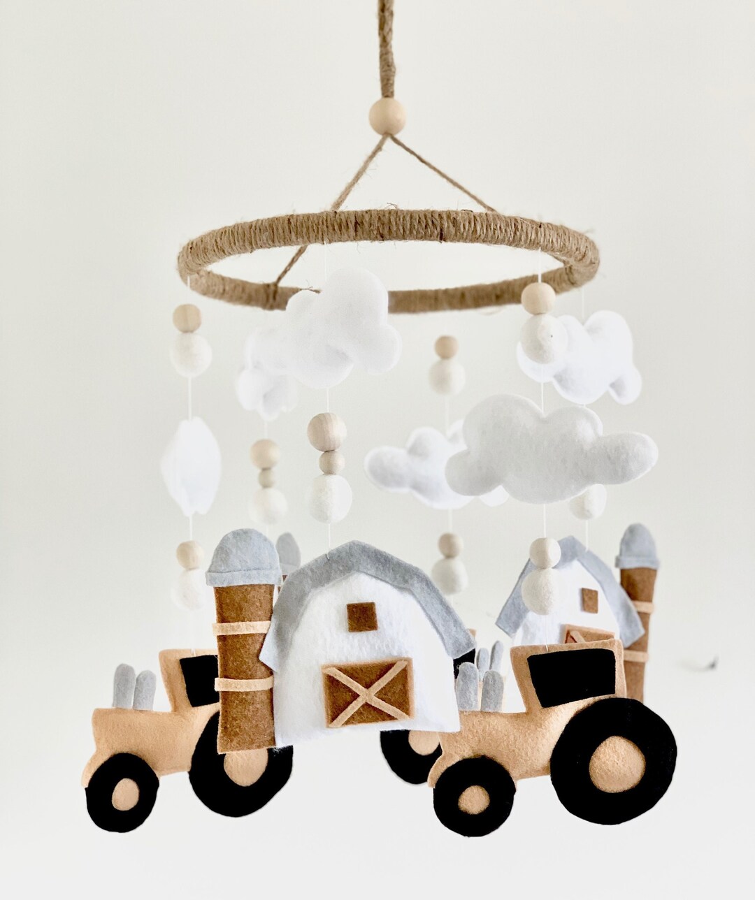 Farm Baby Mobile | Rustic Nursery Decor | Farm Animal Nursery | Boy ...