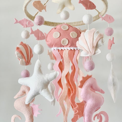 Ocean Baby Mobile Sea Creatures Crib Mobile Nautical Cot - Etsy