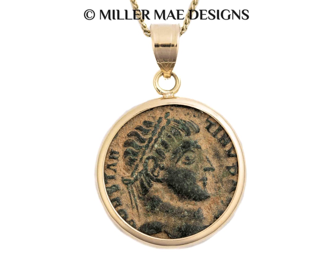 CONSTANTINE THE GREAT (306-337 A.D.) Ancient Roman Coin Pendant ...