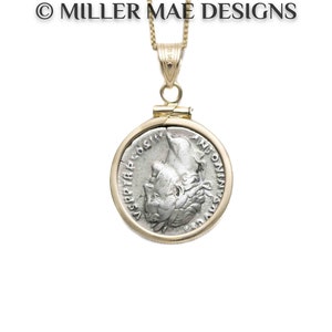 MARCUS AURELIUS/PIUS 138-161 A.D. Ancient Roman Coin Pendant Necklace ...