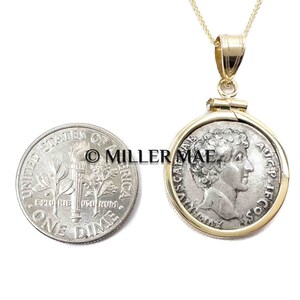 MARCUS AURELIUS/PIUS 138-161 A.D. Ancient Roman Coin Pendant Necklace ...