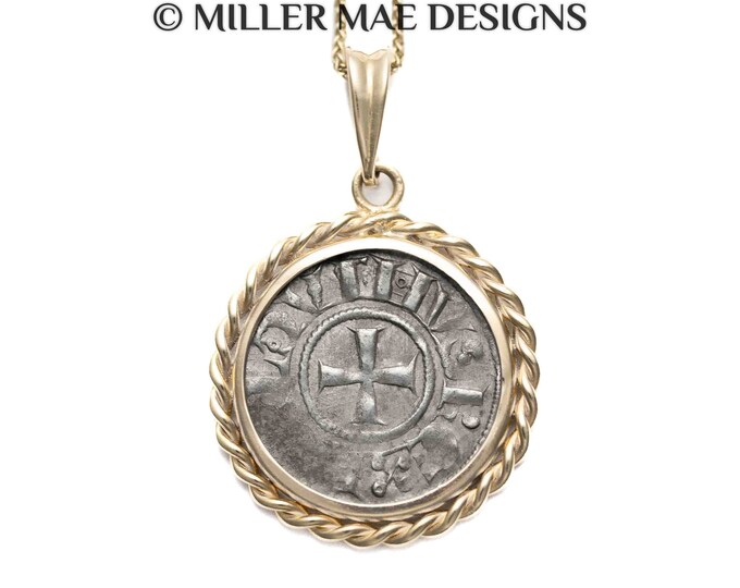 JERUSALEM CRUSADES (1143-1163 A.D.) "coin of the Crusades" Pendant ...