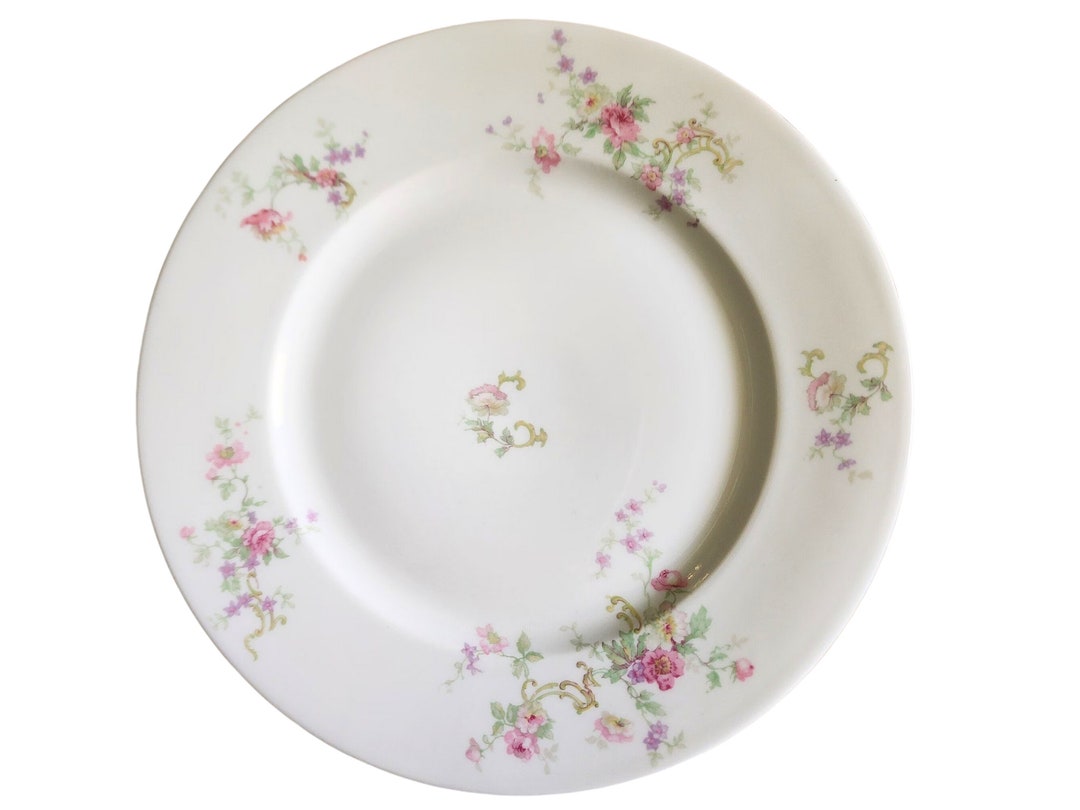 Limoges Old Abbey Dinner Plates | French Limoges Dinner Plates ...