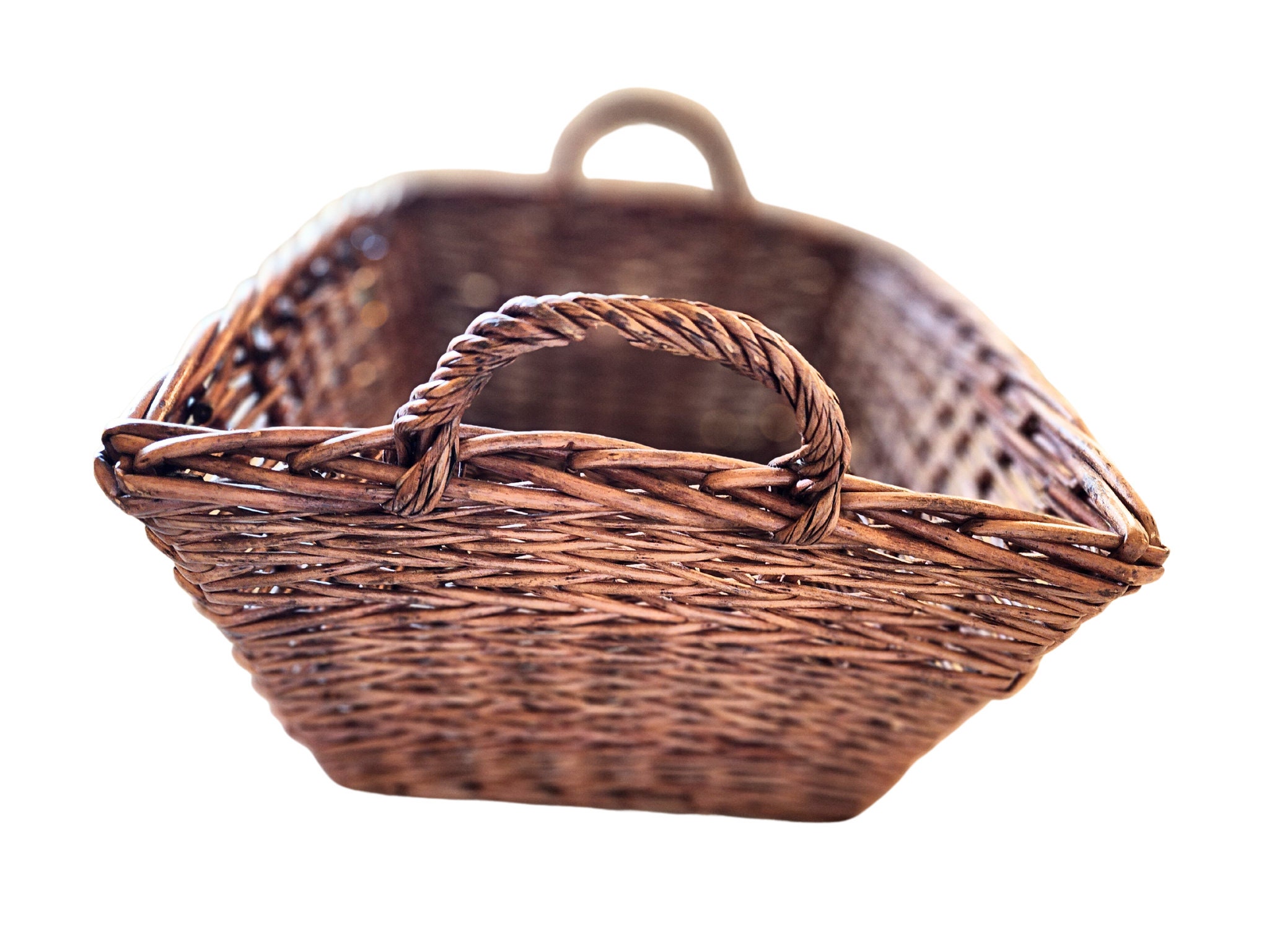 Wicker Baskets Basket Set Rectangle Baskets Harvest Baskets garden ...