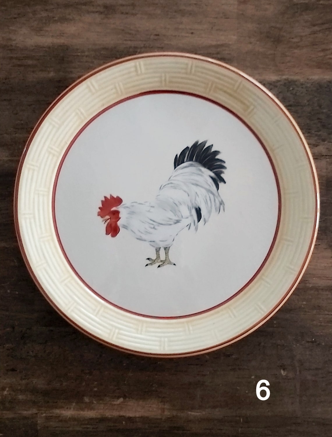 French Country Rooster Plates French Country Plates - Etsy