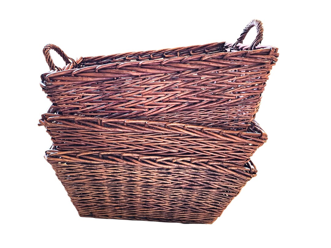 Wicker Baskets | Basket Set | Rectangle Baskets | Harvest Baskets ...