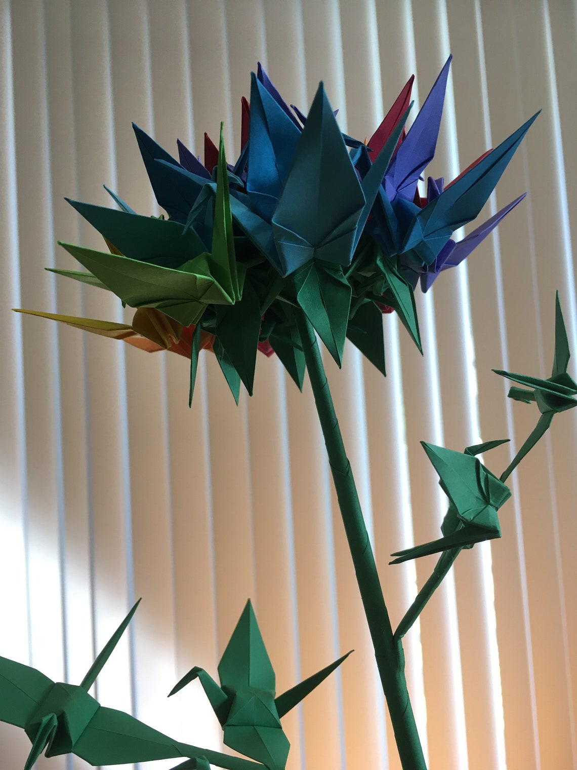 Beautifully Handcrafted Origami Crane Flower Origami Crane | Etsy