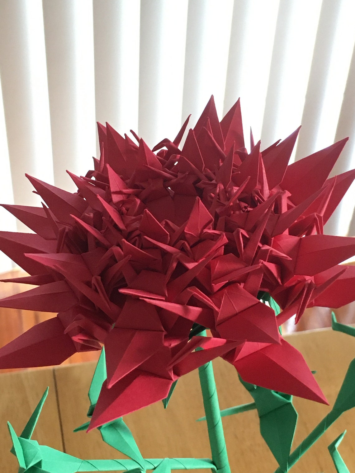 Beautifully Handcrafted Origami Crane Flower Origami Crane | Etsy