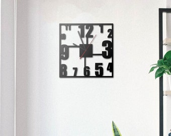 Crazy Numbers Clock - Etsy