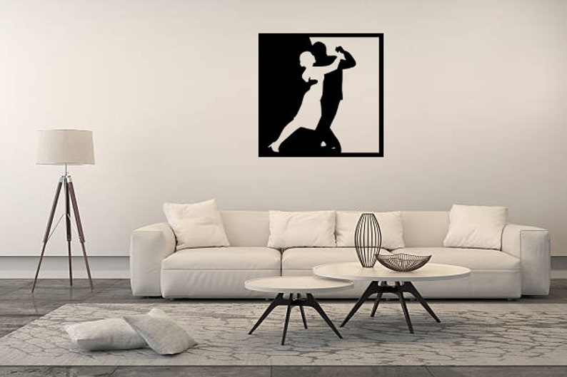 Metal Wall Art TANGO Dancers Musical for Gift Lovers - Etsy