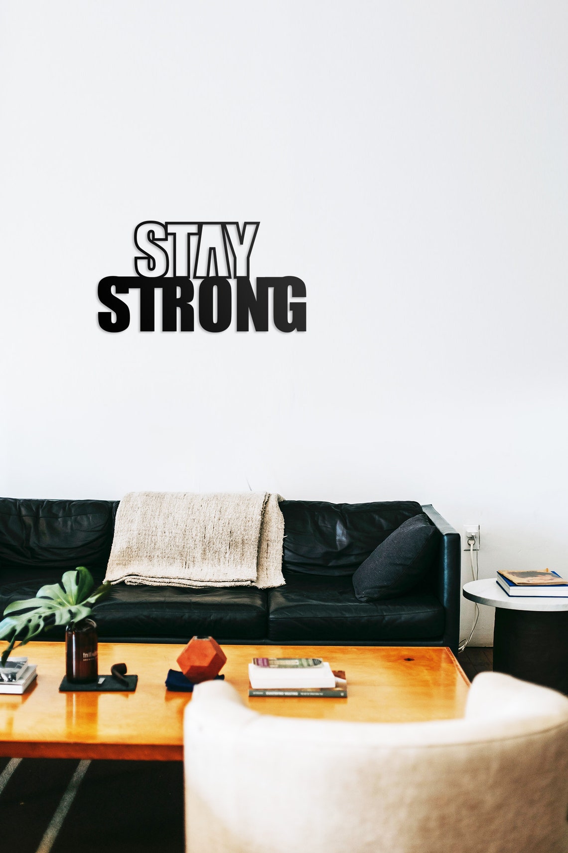 Stay Strong Metal Sign Motivational Metal Wall Art Metal - Etsy