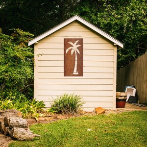 Corten Steel Palm Tree Wall Panel Metal Wall Art Palm Tree - Etsy
