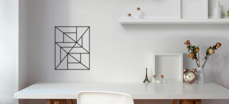 Geometric Noticeboard Mood Board Metal Magnet Board - Etsy