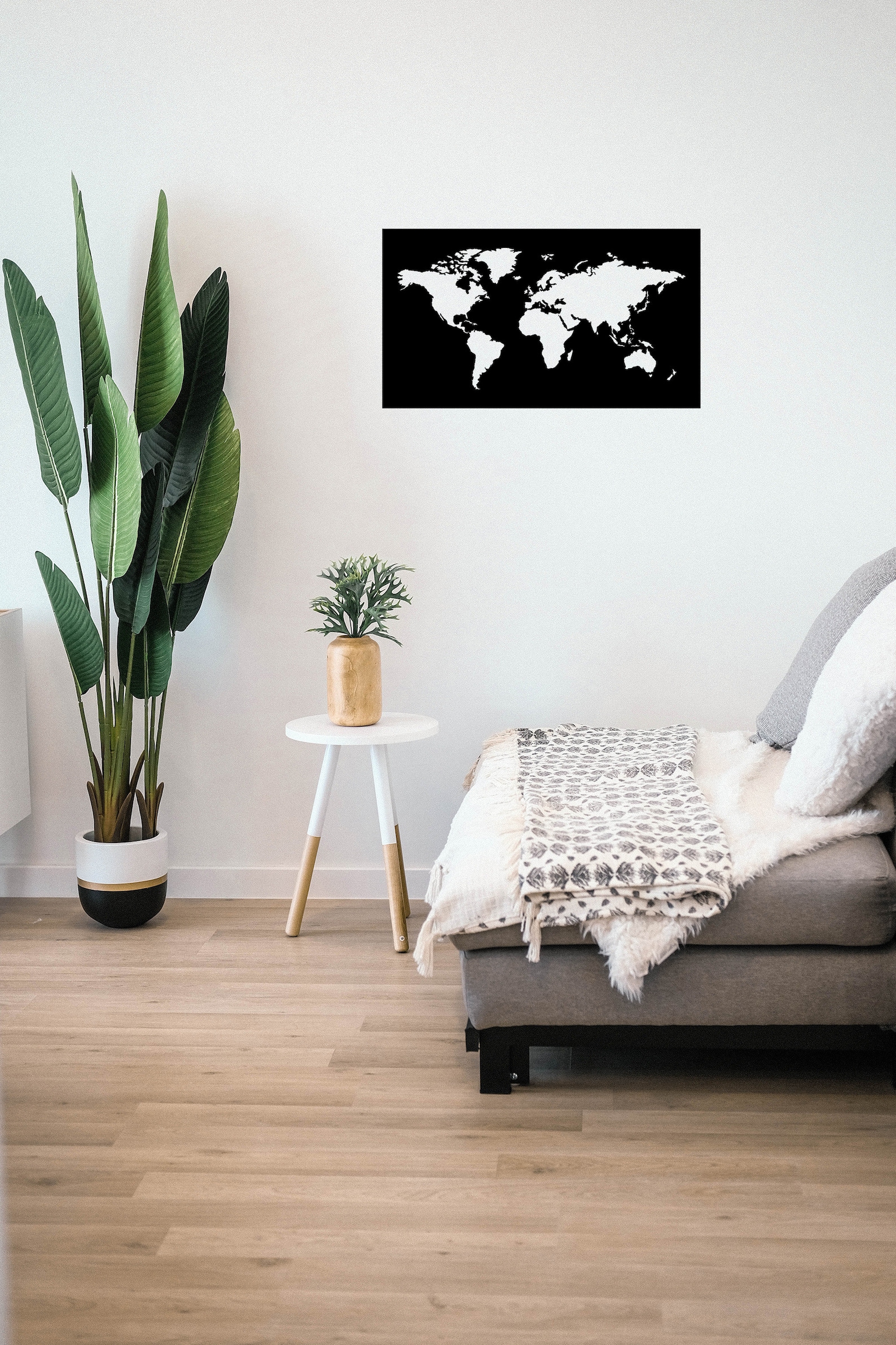 Metal World Map Magnetic Board for Travel Magnets Metal Map - Etsy