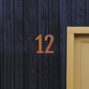 Rusted Corten Steel Numbers: Custom Metal Letters - Etsy