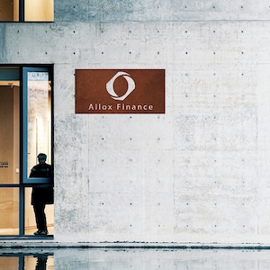 Corten Steel Logo Signboard, Rusted Metal Logo Board, Custom Logo ...