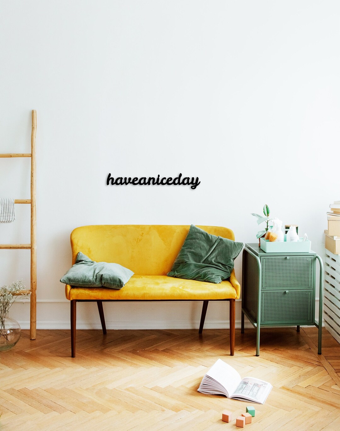 Metal Wall Art Have a Nice Day Sign, Metal Custom Signs - Etsy