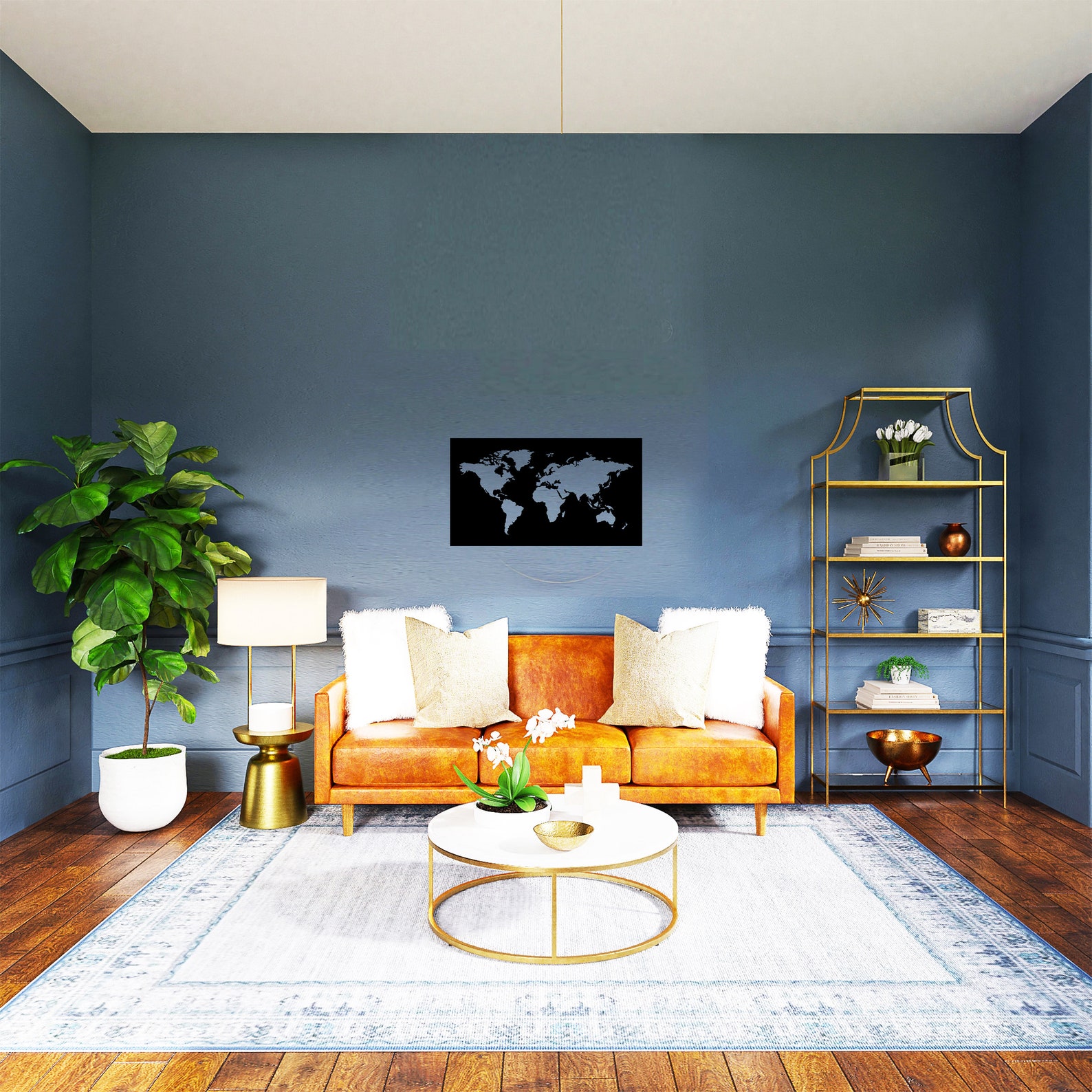 Metal World Map Magnetic Board for Travel Magnets Metal Map - Etsy