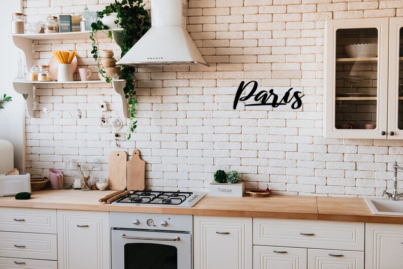 Metal Wall Art Paris Sign Metal Letters Metal Wall Art - Etsy