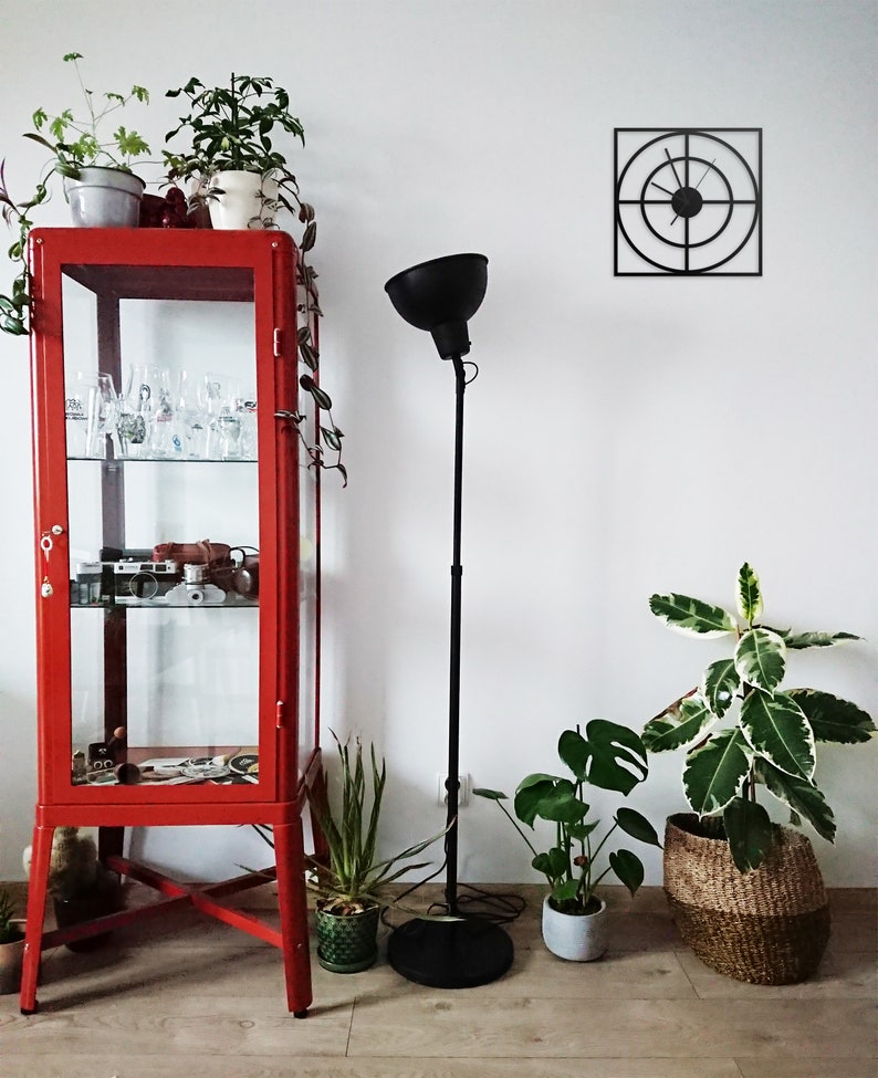 Square Metal Wall Clock Modern Wall Clock Industrial Clock | Etsy