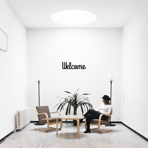 Welcome Sign Metal Wall Art, Amazing Housewarming Gift, Steel Welcome ...