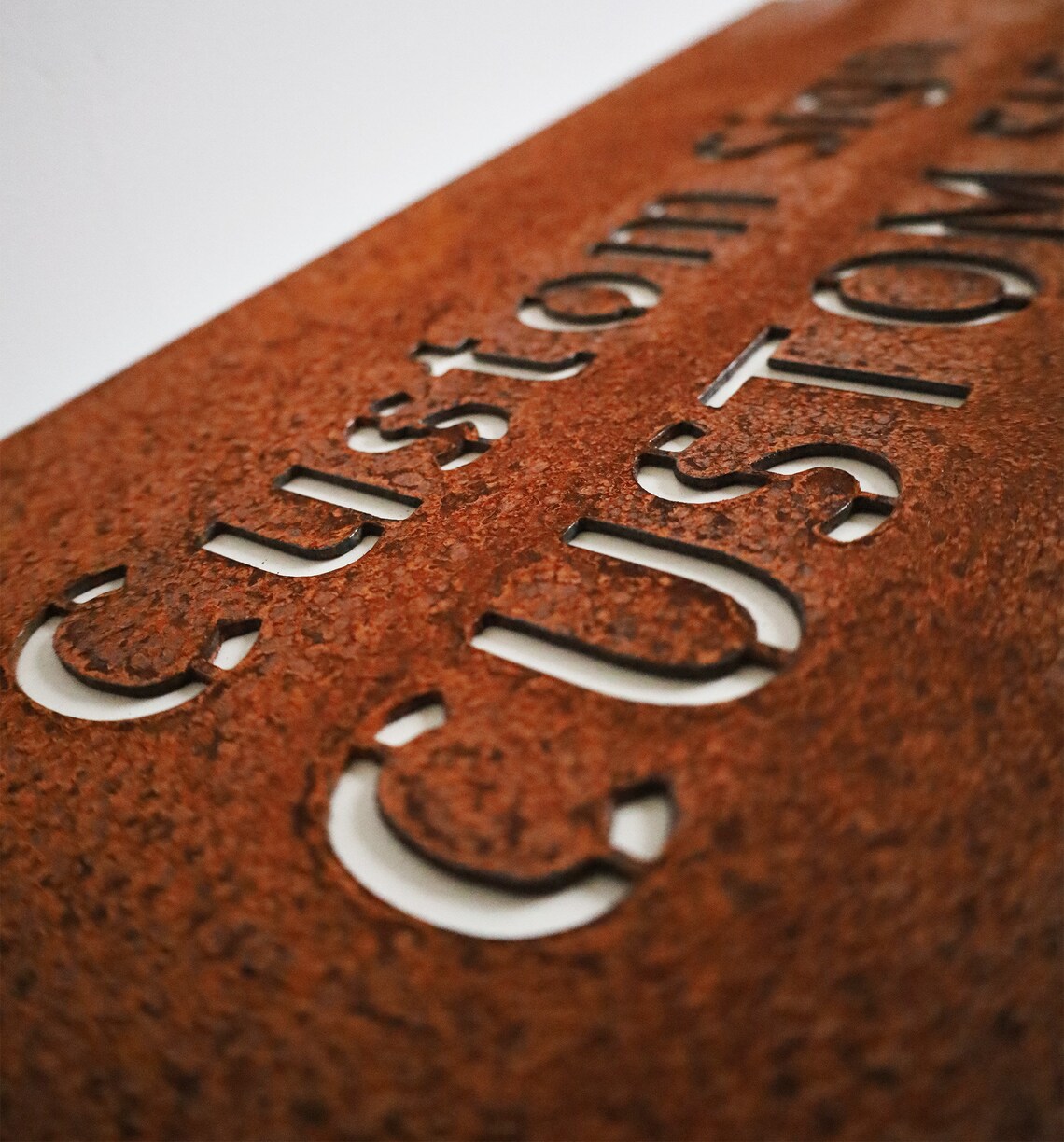 Corten Steel Custom Signs House Address Street Rusty House - Etsy