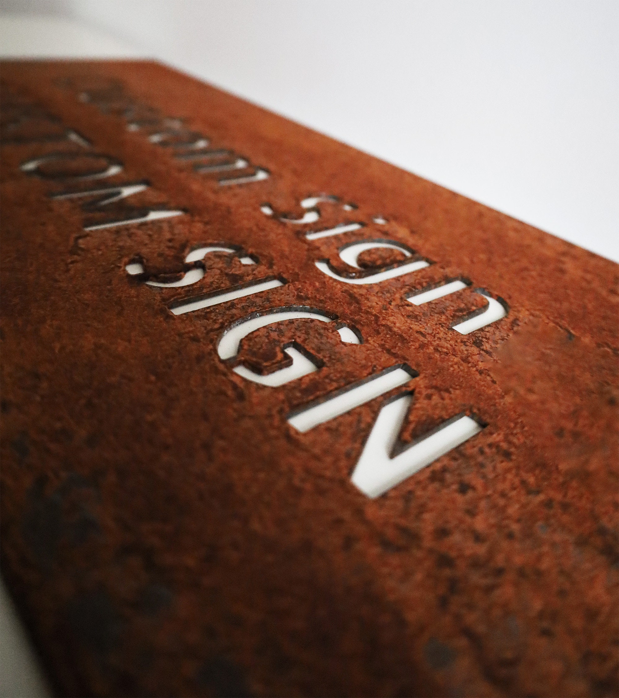 Corten Steel Custom Sign Your Logo Corten House Address - Etsy UK